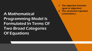 Multiple projects and constraints | PPTX