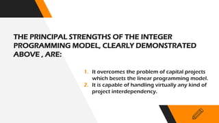 Multiple projects and constraints | PPT