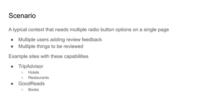 Multiple radio buttons | PPT | Free Download