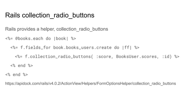Multiple radio buttons | PPT