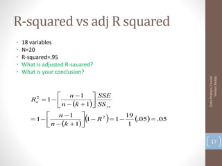 Multiple regression | PDF