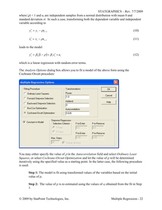 Multiple Regression | PDF