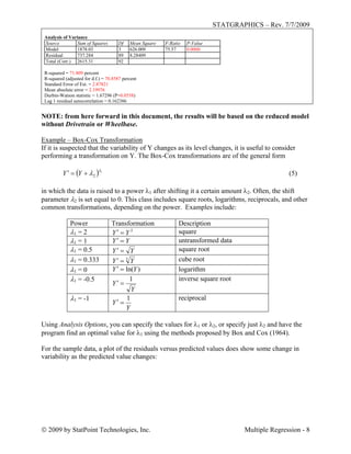 Multiple Regression | PDF