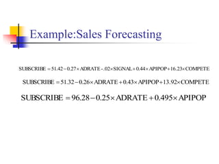 Multiple Regression.ppt | Technology & Computing