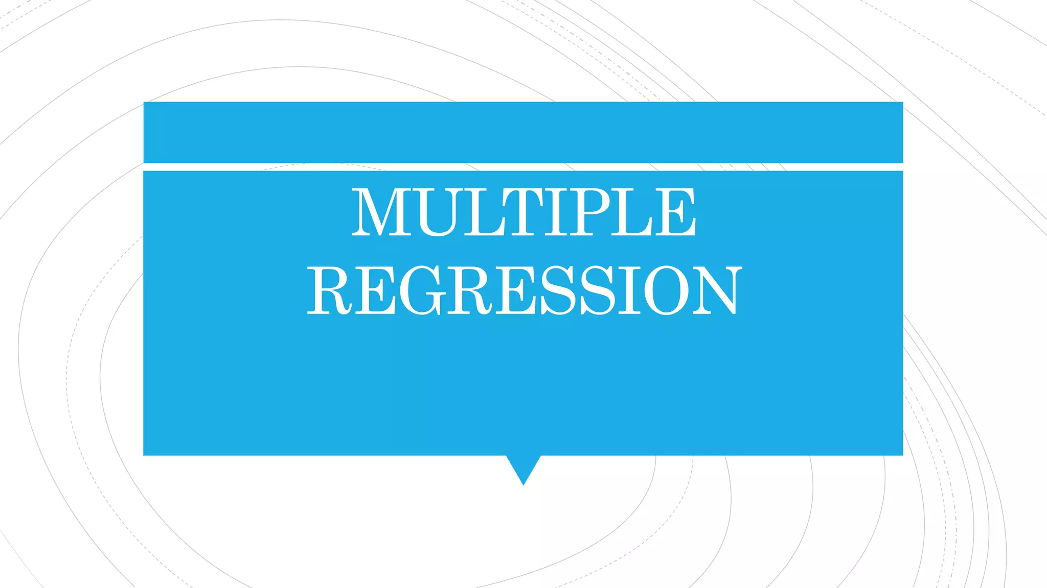 Multiple Regression Pptx