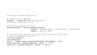 Multiple Regression in machine learning.pptx