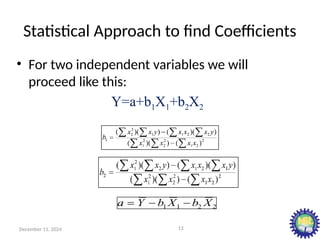 Multiple Regression.pptx................. | PPT