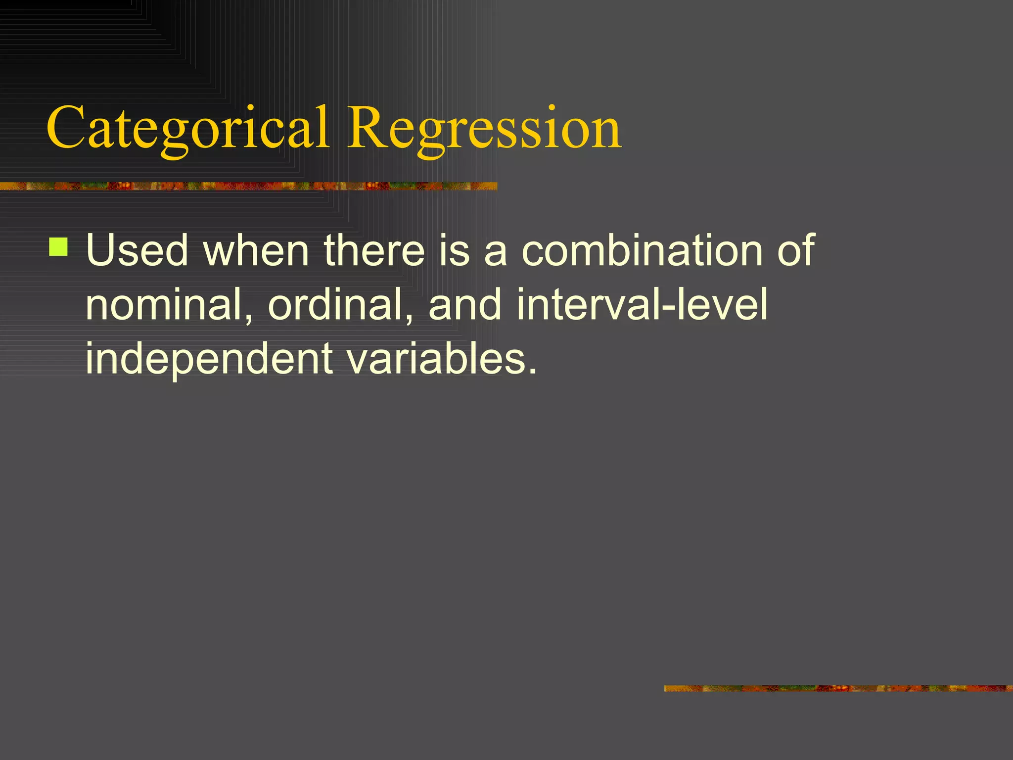 Multiple regression presentation | PPT