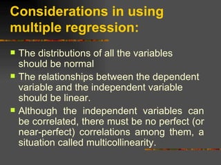 Multiple regression presentation | PPT