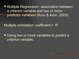 Multiple regression presentation | PPT