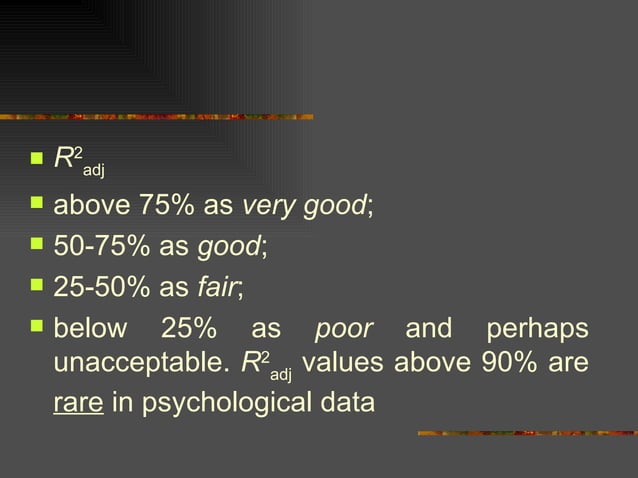 Multiple regression presentation | PPT | Science