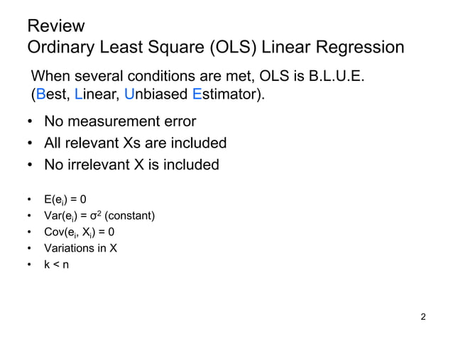 Multiple regression with interaction term 2018 | PPT