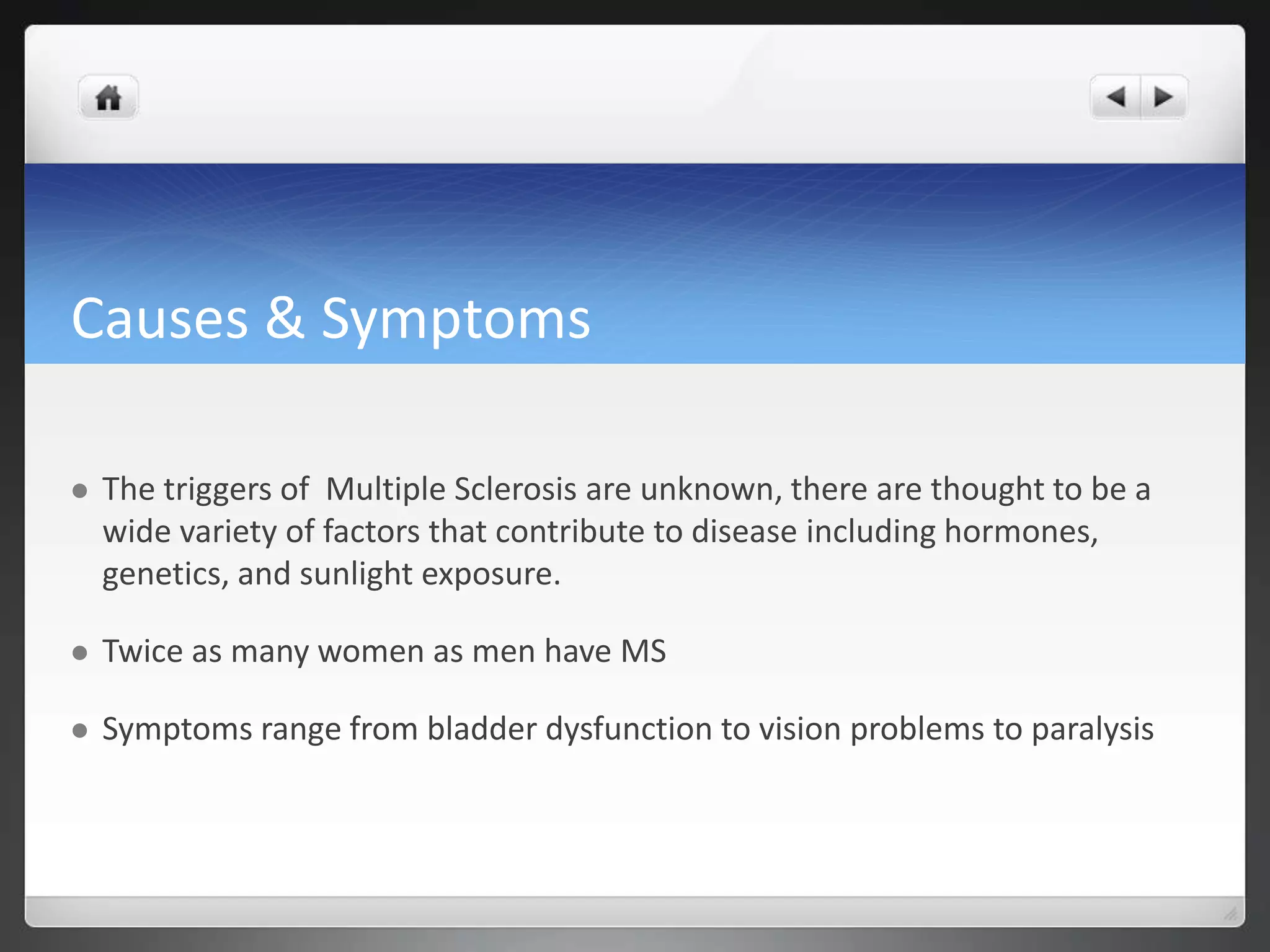 Multiple sclerosis | PPTX