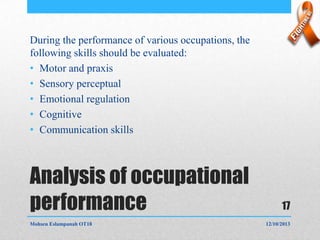 Occupational Therapy in Multiple sclerosis | PPTX