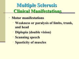 Multiple sclerosis | PPT | Brain and Nervous System Disorders ...