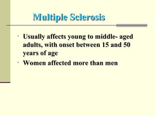 Multiple sclerosis | PPT