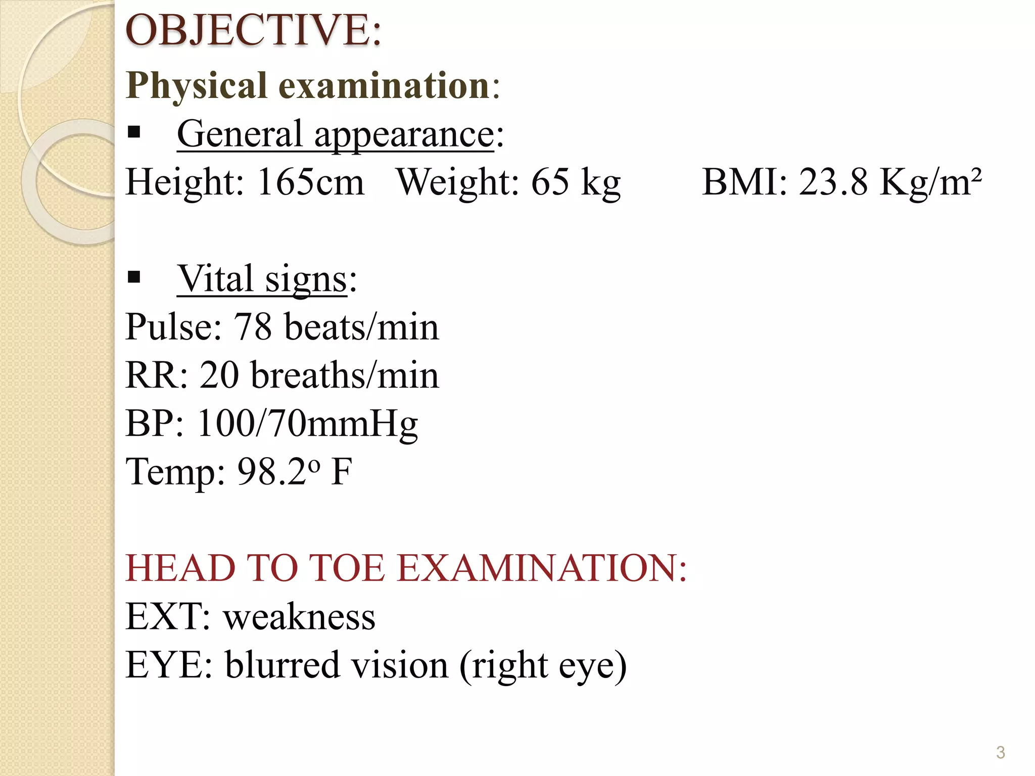 Multiple sclerosis CASE PRESENTATION | PPTX