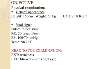 Multiple sclerosis CASE PRESENTATION | PPTX