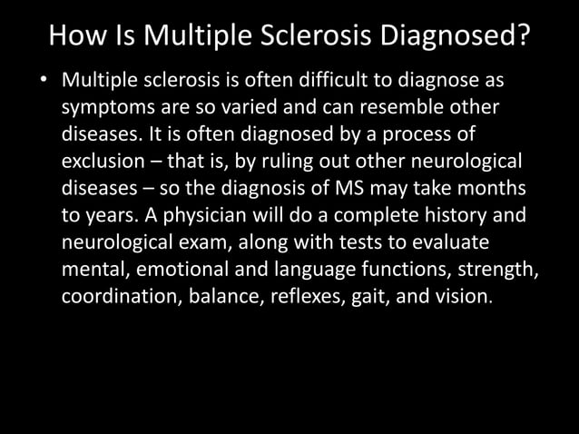 Multiple sclerosis | PPT