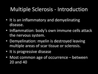 Multiple sclerosis | PPT