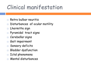 Multiple sclerosis | PPTX