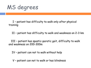 Multiple sclerosis | PPTX