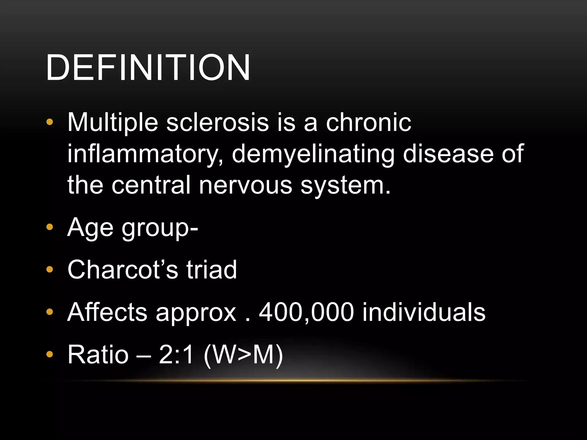 Multiple sclerosis | PPT