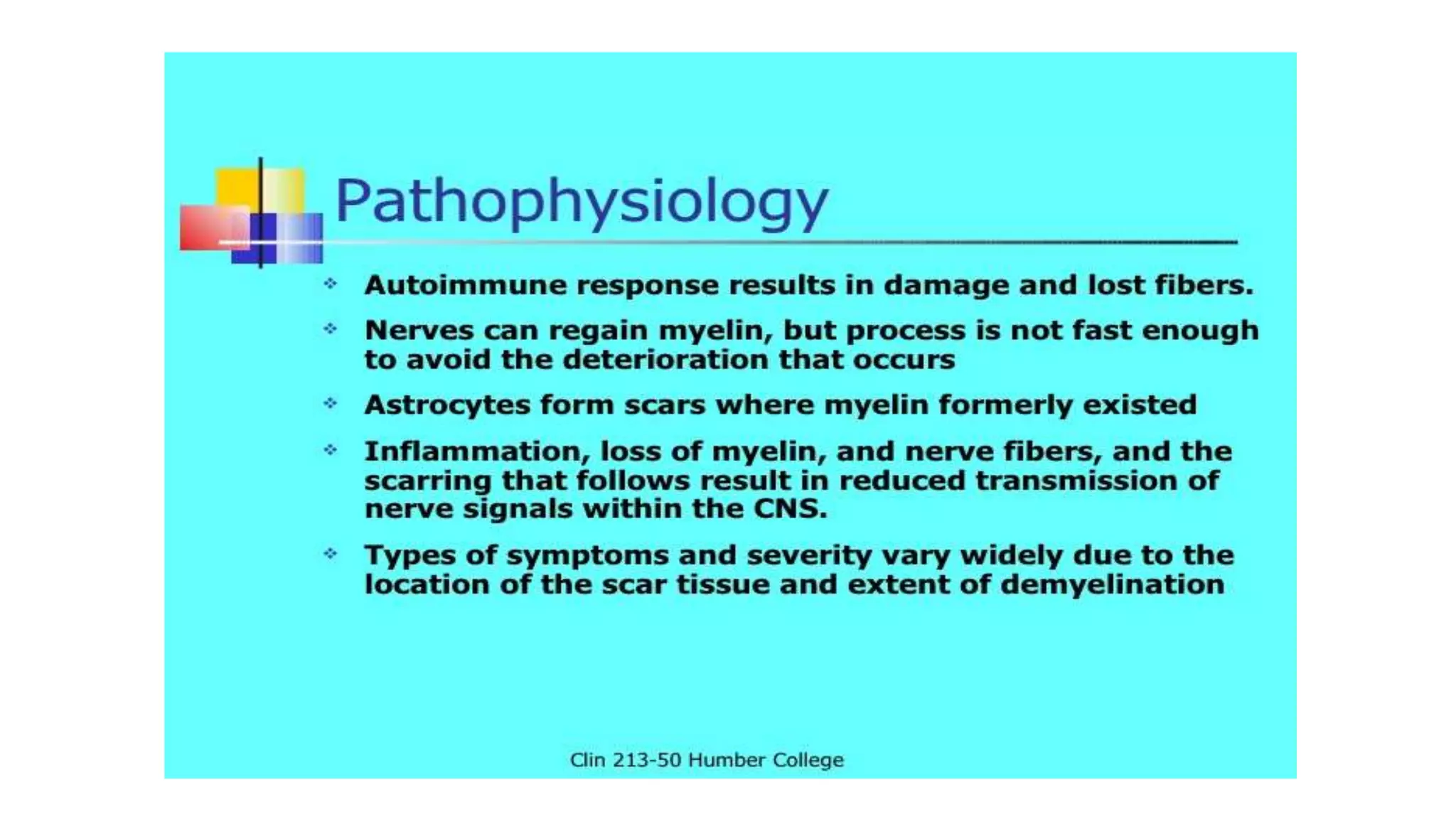 Multiple sclerosis, Types and Treatment | PPT