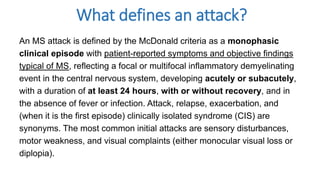 Multiple sclerosis: Introduction, Risk Factors, Diagnosis and Treatment ...