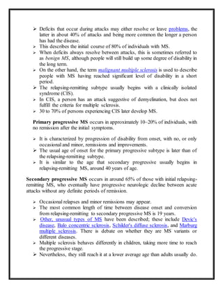 Multiple sclerosis | DOCX