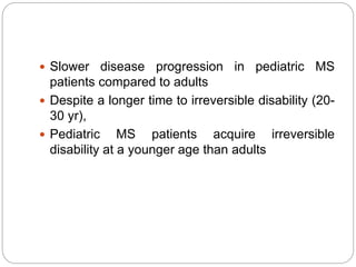 Multiple sclerosis | PPTX