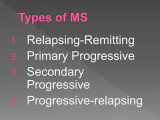 MULTIPLE SCLEROSIS | PPT