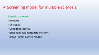 screening model for Multiple sclerosis | PPTX