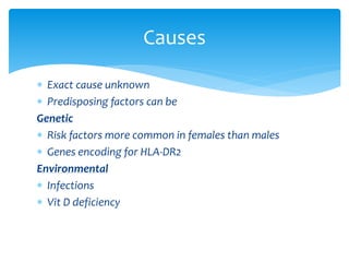 Multiple sclerosis | PPTX