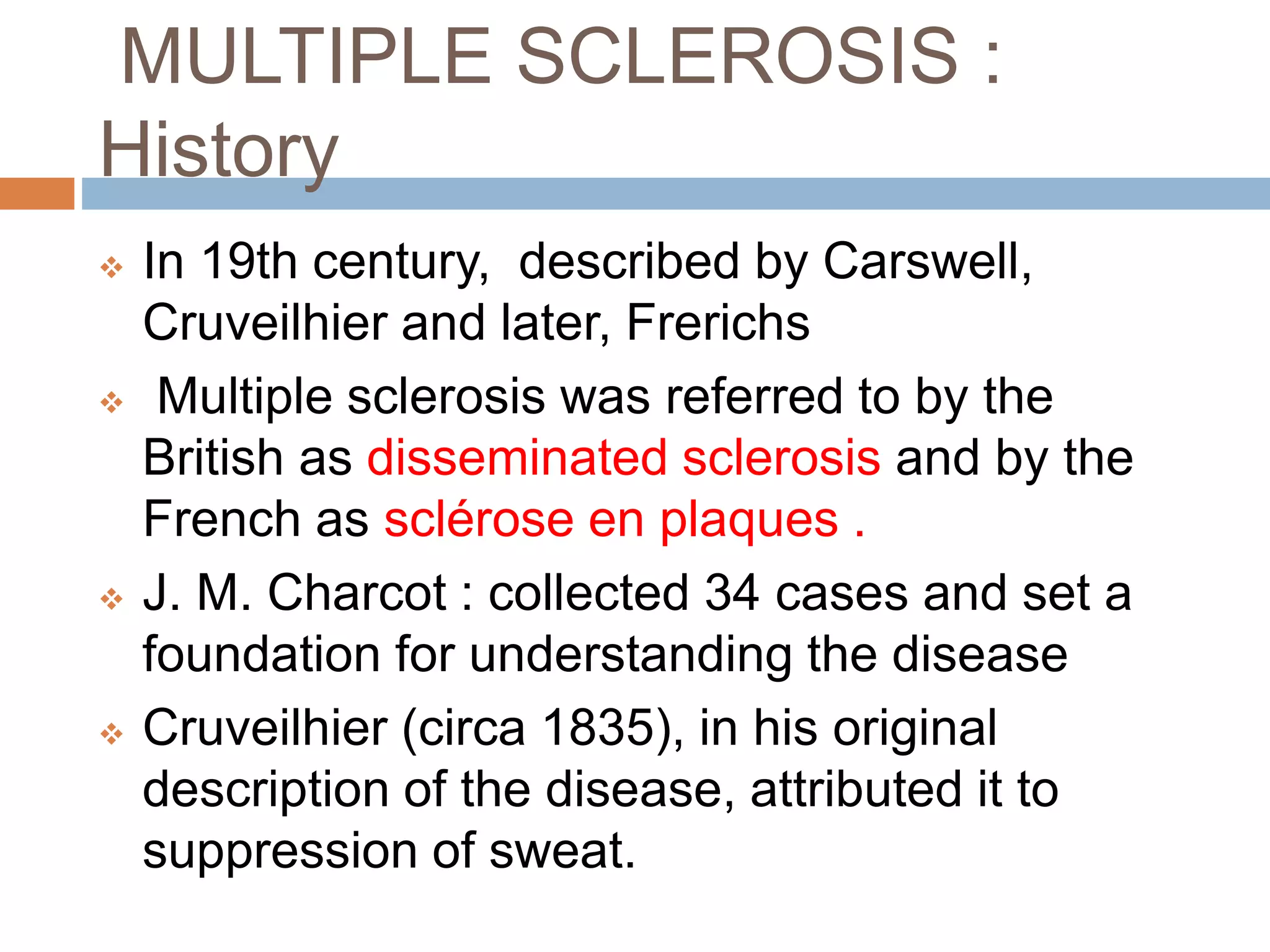 Multiple sclerosis | PPTX