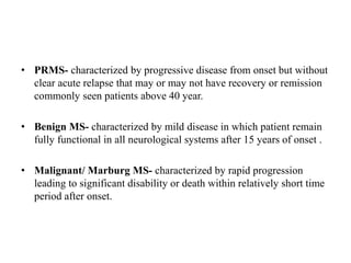 Multiple Sclerosis | PPT