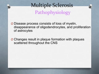 MultipleSclerosis.ppt MSN II nervous system | PPT