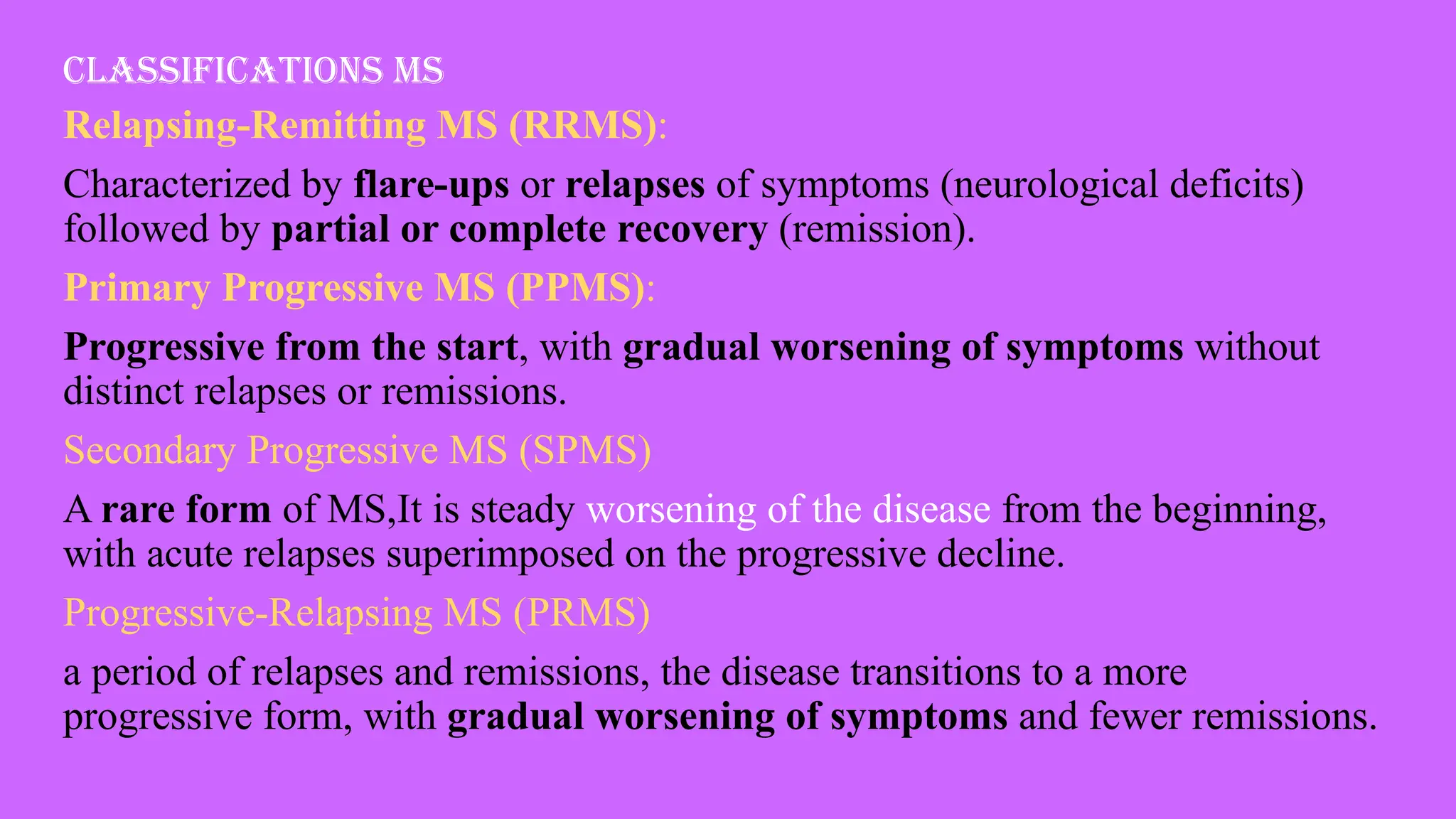 Multiple sclerosis( neurological disorders) | PPTX