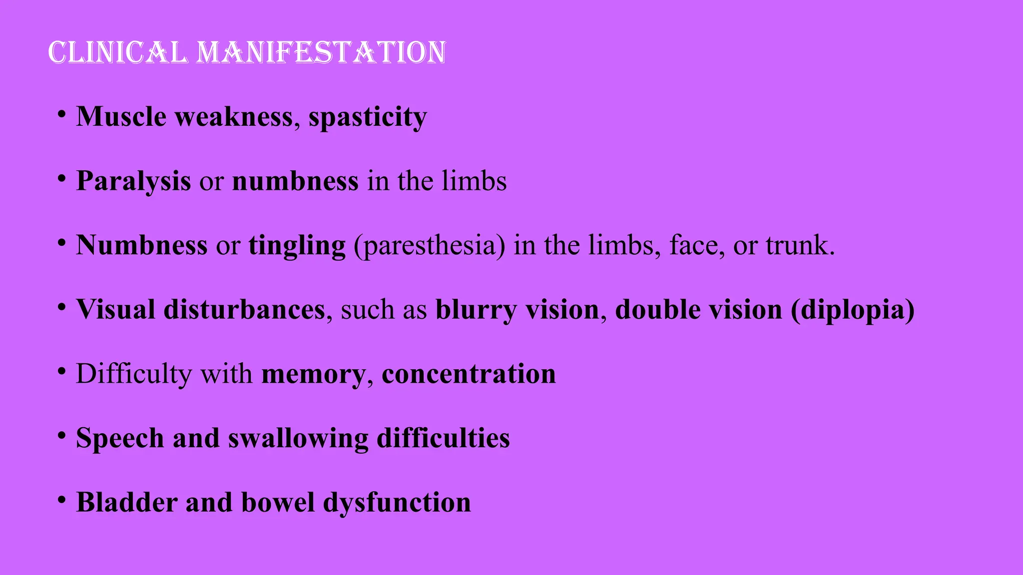 Multiple sclerosis( neurological disorders) | PPTX