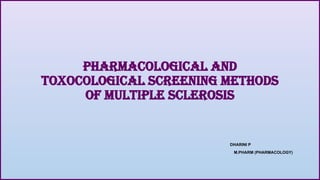 MULTIPLE SCLEROSIS(M.PHARM PHARMACOLOGY).pptx