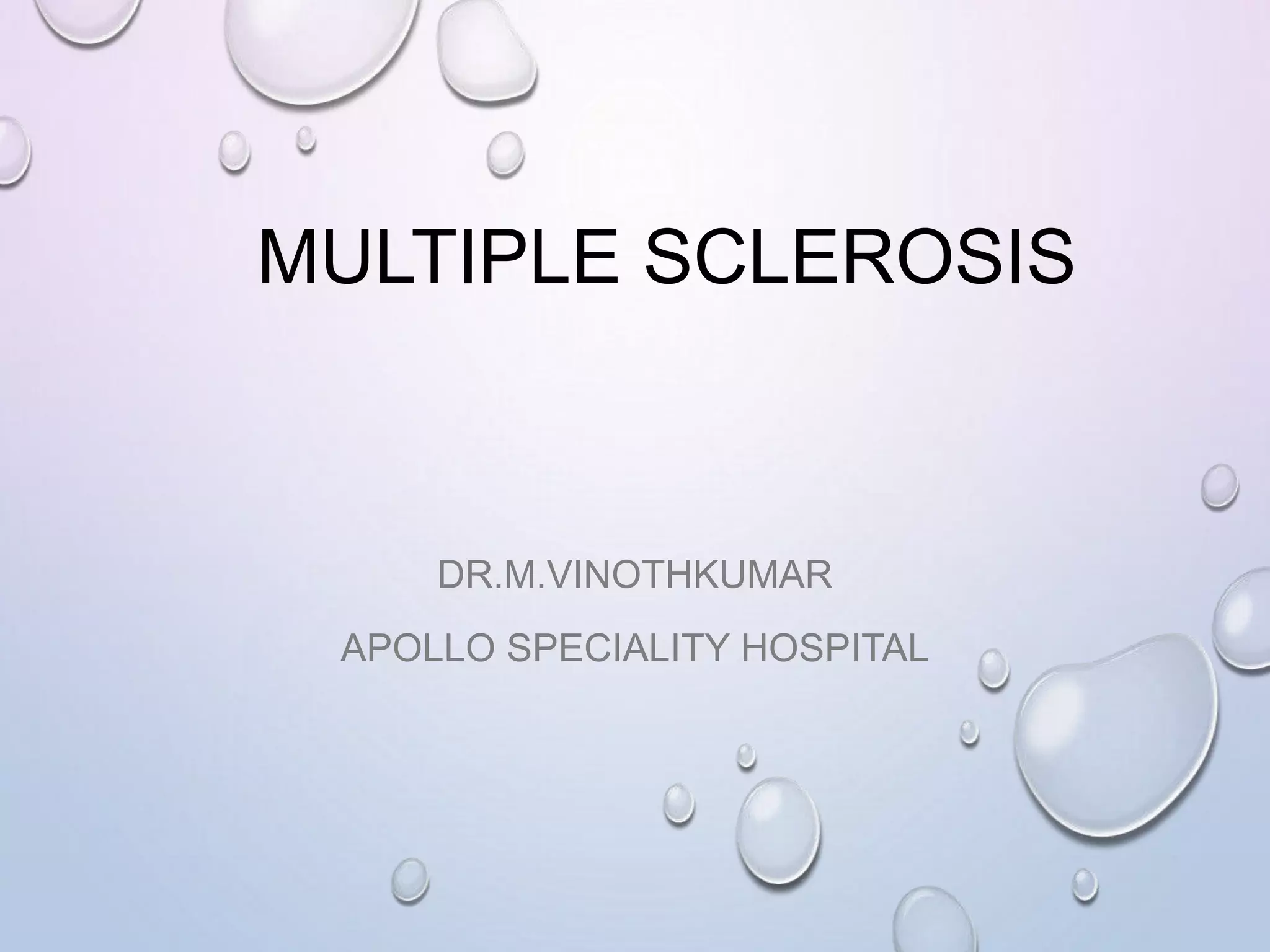 Imaging in Multiple sclerosis | PPTX