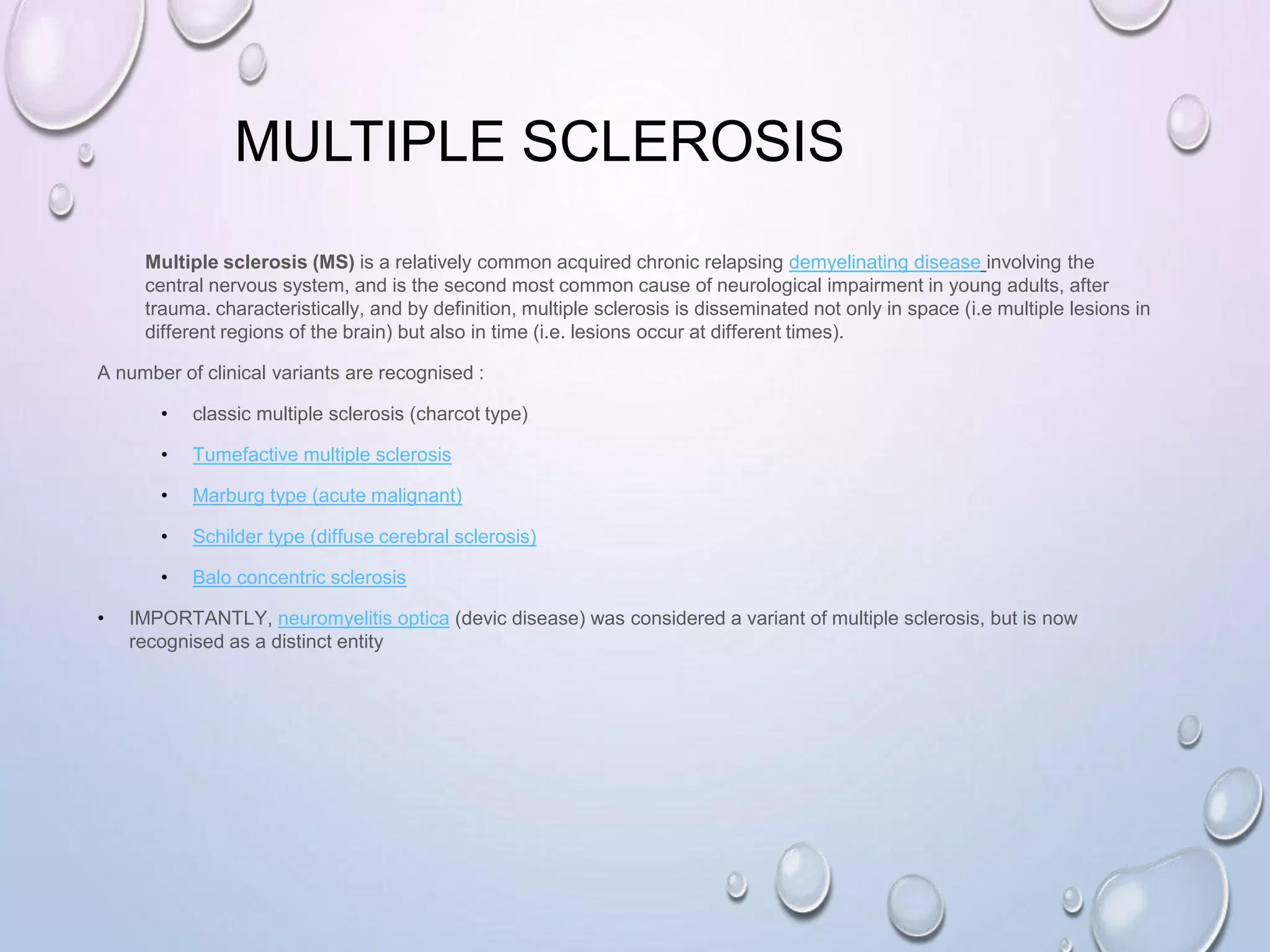 Imaging in Multiple sclerosis | PPTX