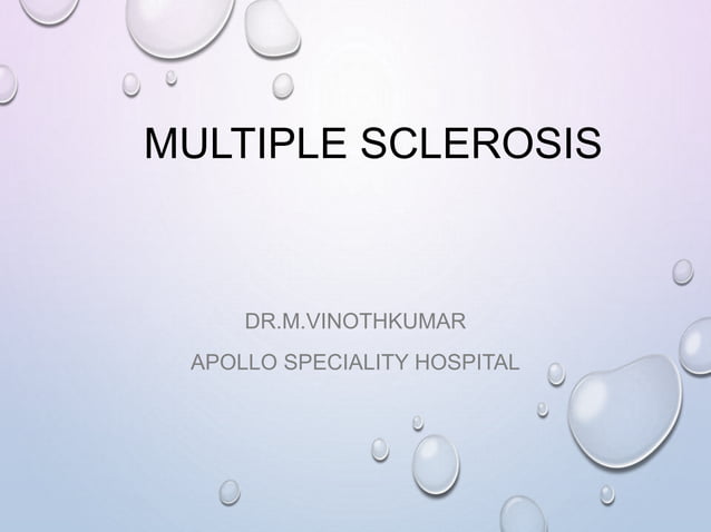 Imaging in Multiple sclerosis | PPTX