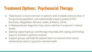 Multiple Sclerosis & Depression | PPTX