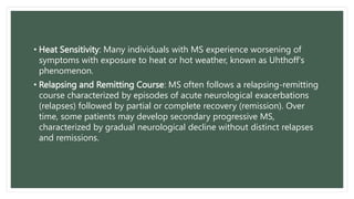 Multiple Sclerosis (Group 2).pptx . | PPTX | Brain and Nervous System ...