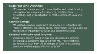 Multiple Sclerosis (Group 2).pptx . | PPTX | Brain and Nervous System ...