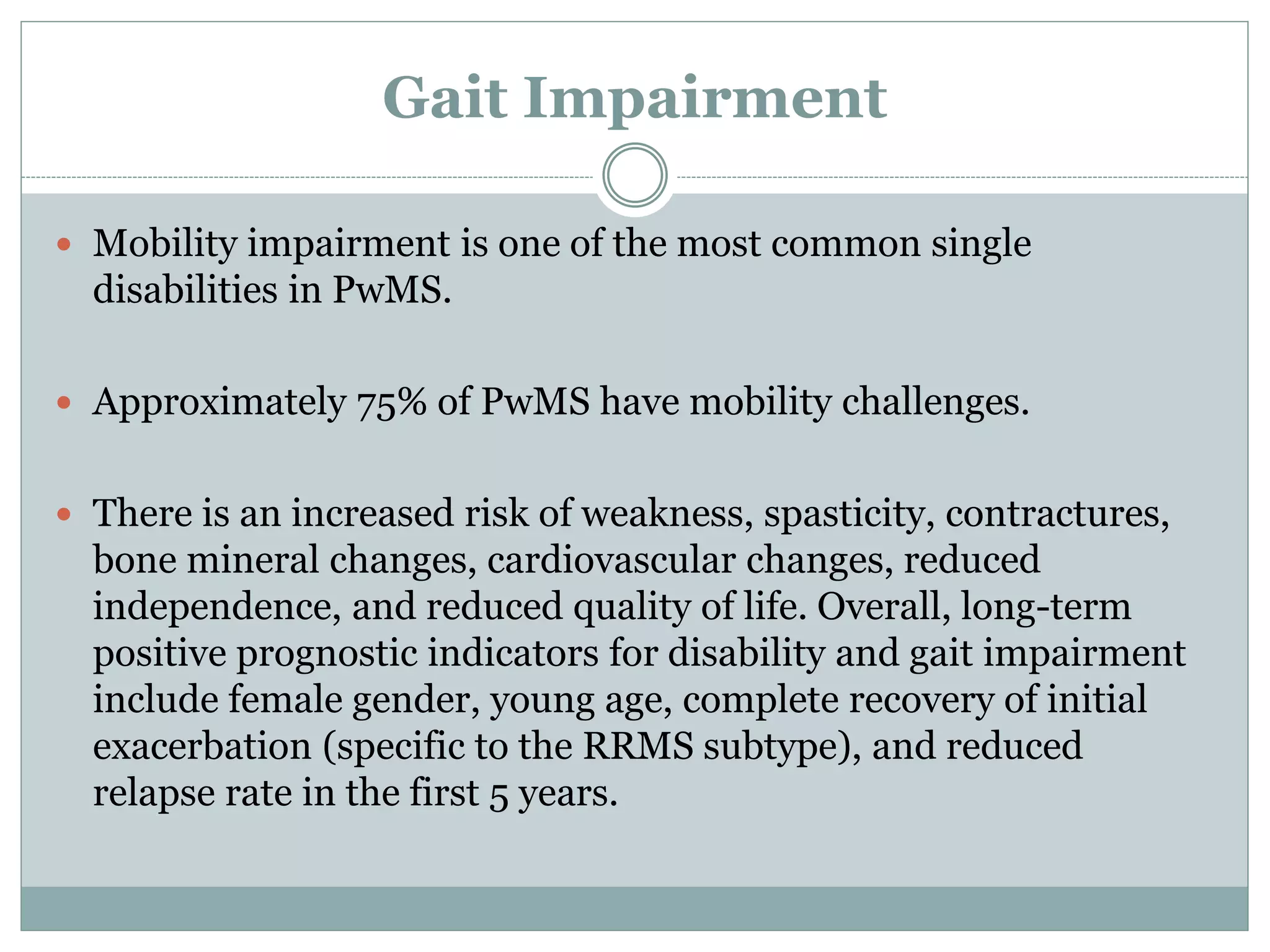 Multiple sclerosis rehab | PPTX