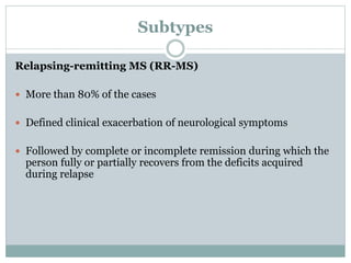 Multiple sclerosis rehab | PPTX