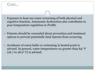 Multiple sclerosis rehab | PPTX