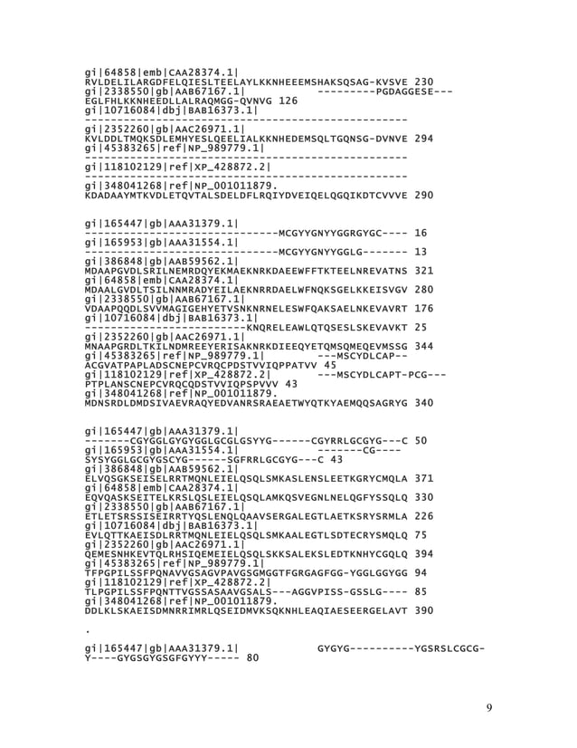 Multiple sequence alignment | PDF